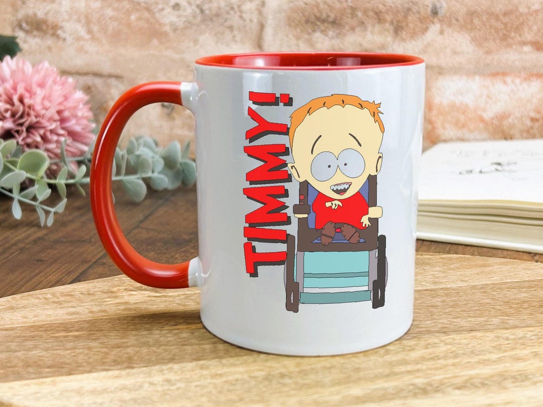 Timmy South Park Character Personalised Ceramic Gift Mug - Fun Present ...