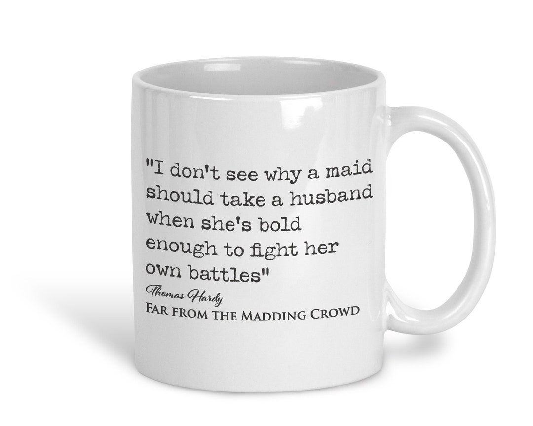 Far From the Madding Crowd Thomas Hardy Book Quote bold - Etsy UK
