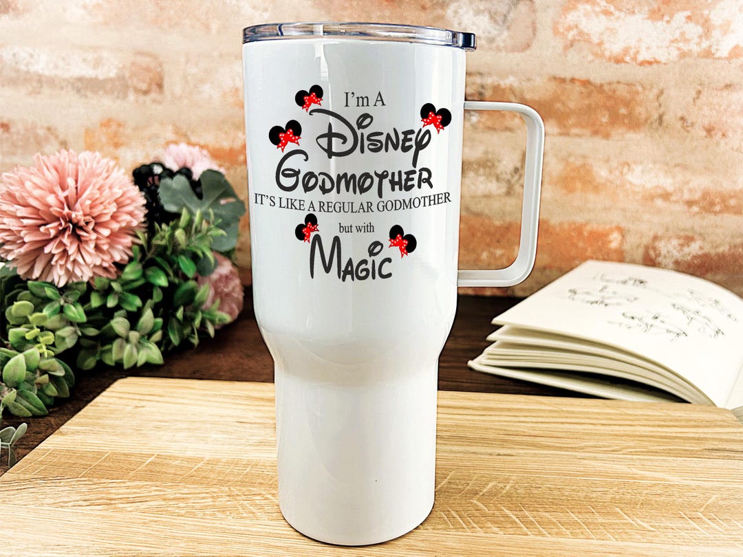 Disney Godparent With Magic Travel Mug Personalised Gift Godmother ...