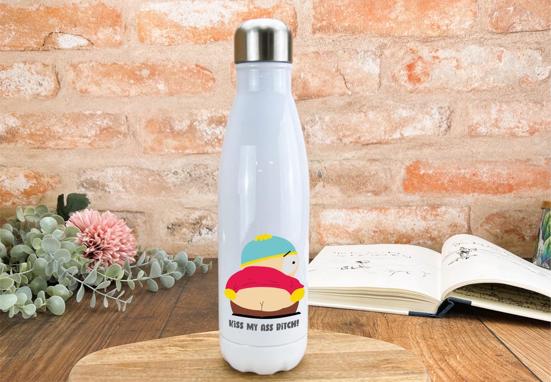 Cartman Kiss My Butt South Park Character Personalised Drink Water ...