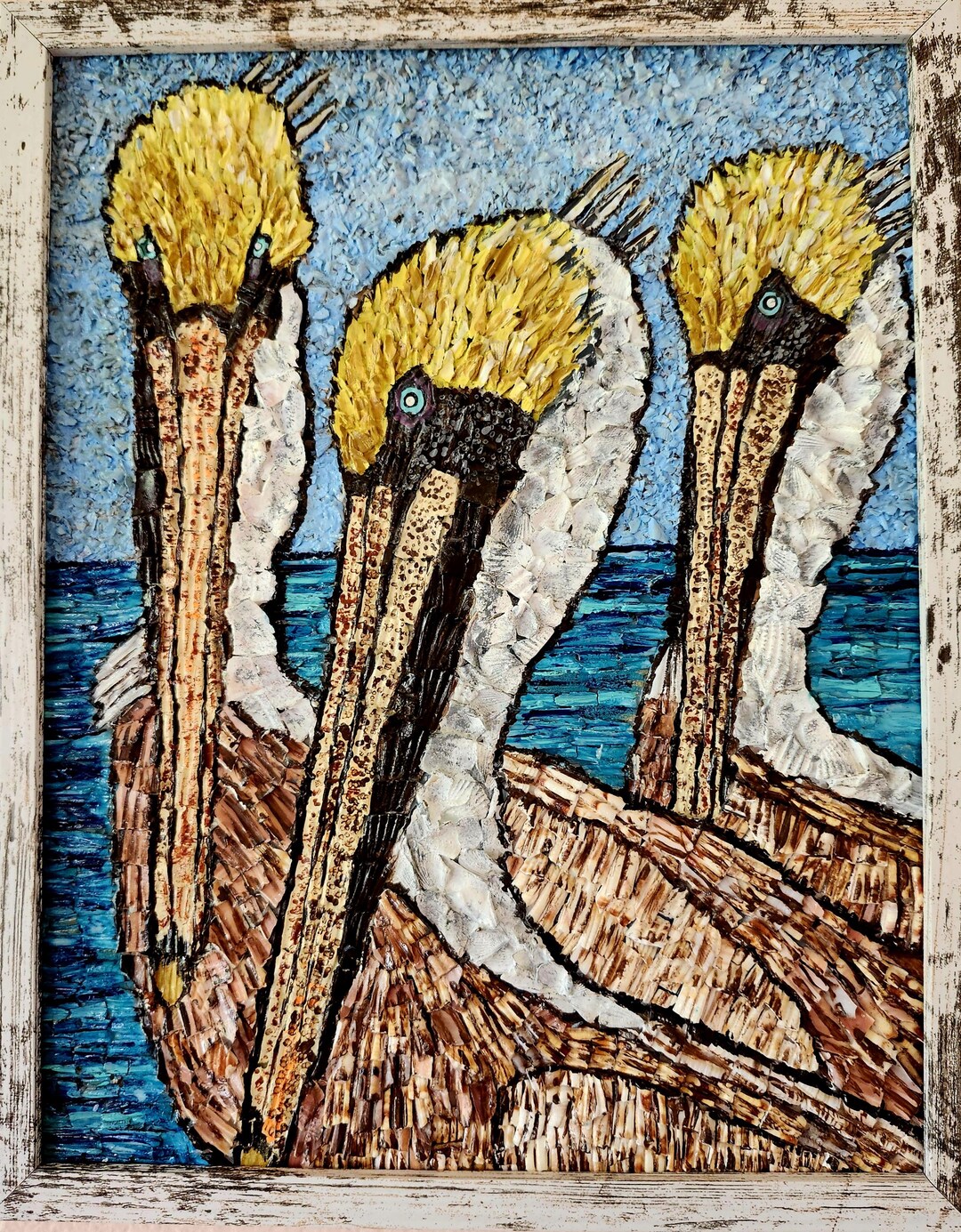 Pelican Shell Mosaic - Etsy