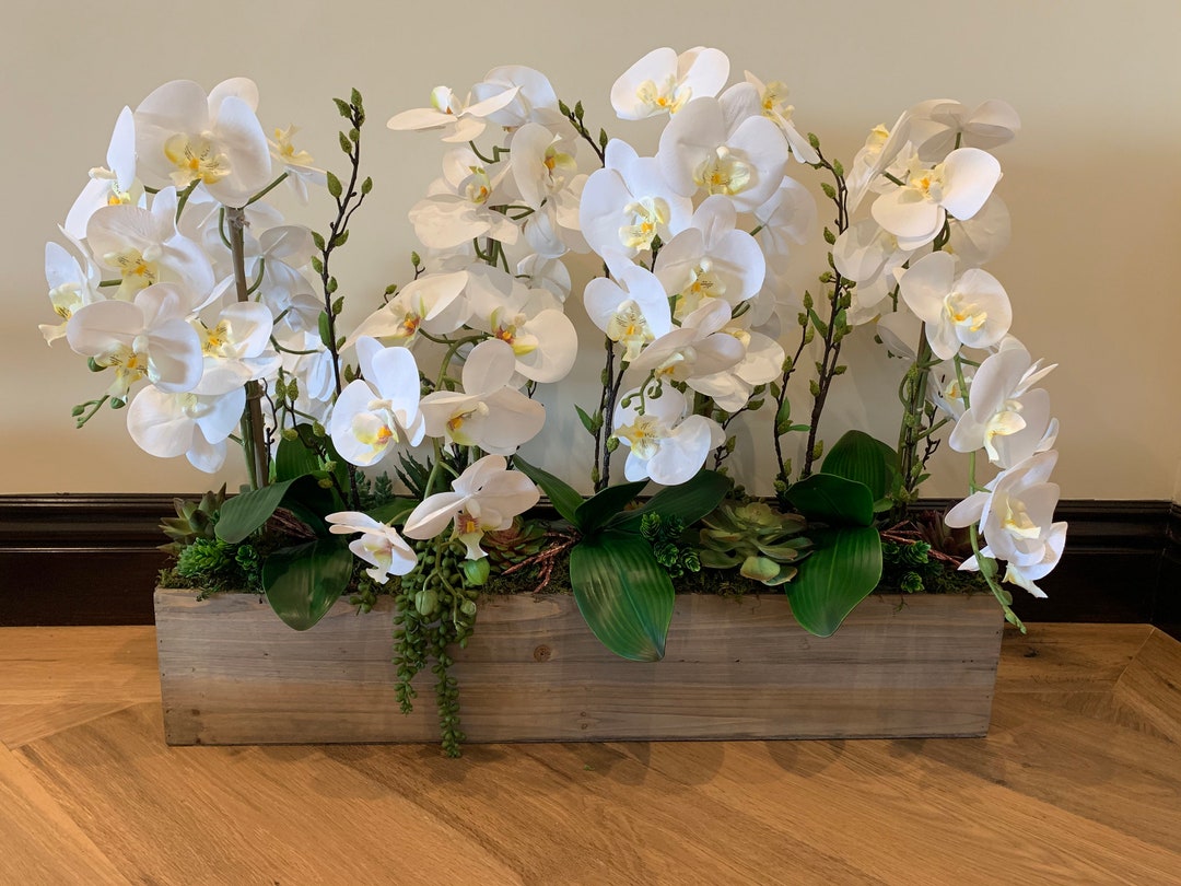 Rectangular Orchid Arrangement - Etsy