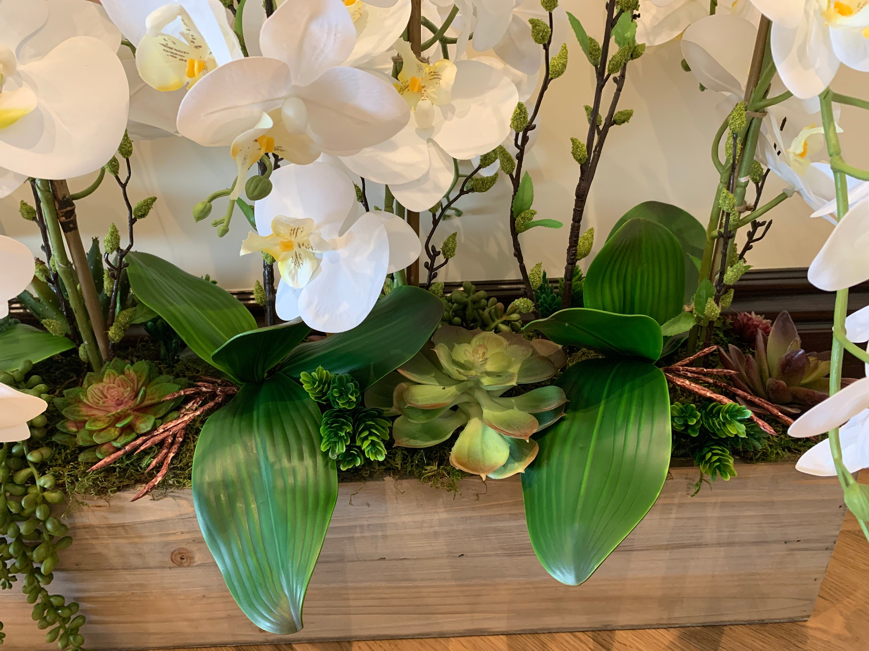 Rectangular Orchid Arrangement - Etsy