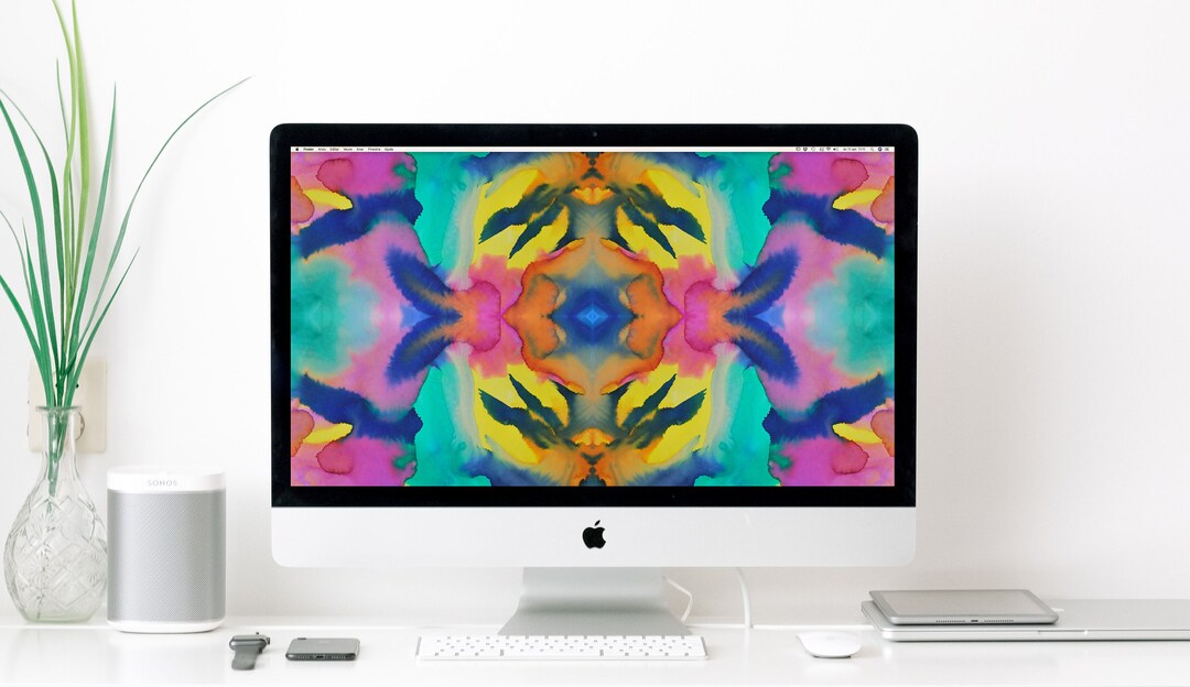 HOPE Abstract Art Wallpaper - Etsy