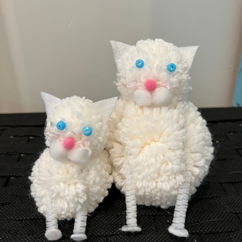 Pom Pom Cat Toys - Etsy