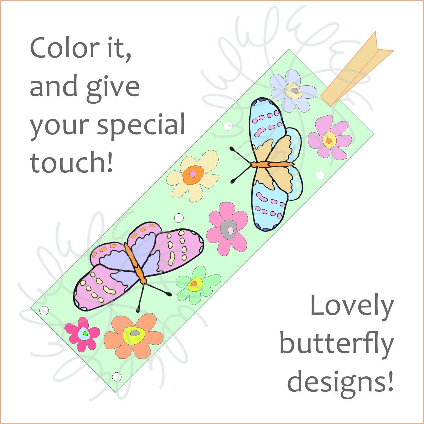 Coloring Bookmarks, Bookmark Printable, Bookmark Butterfly, Bookmark ...