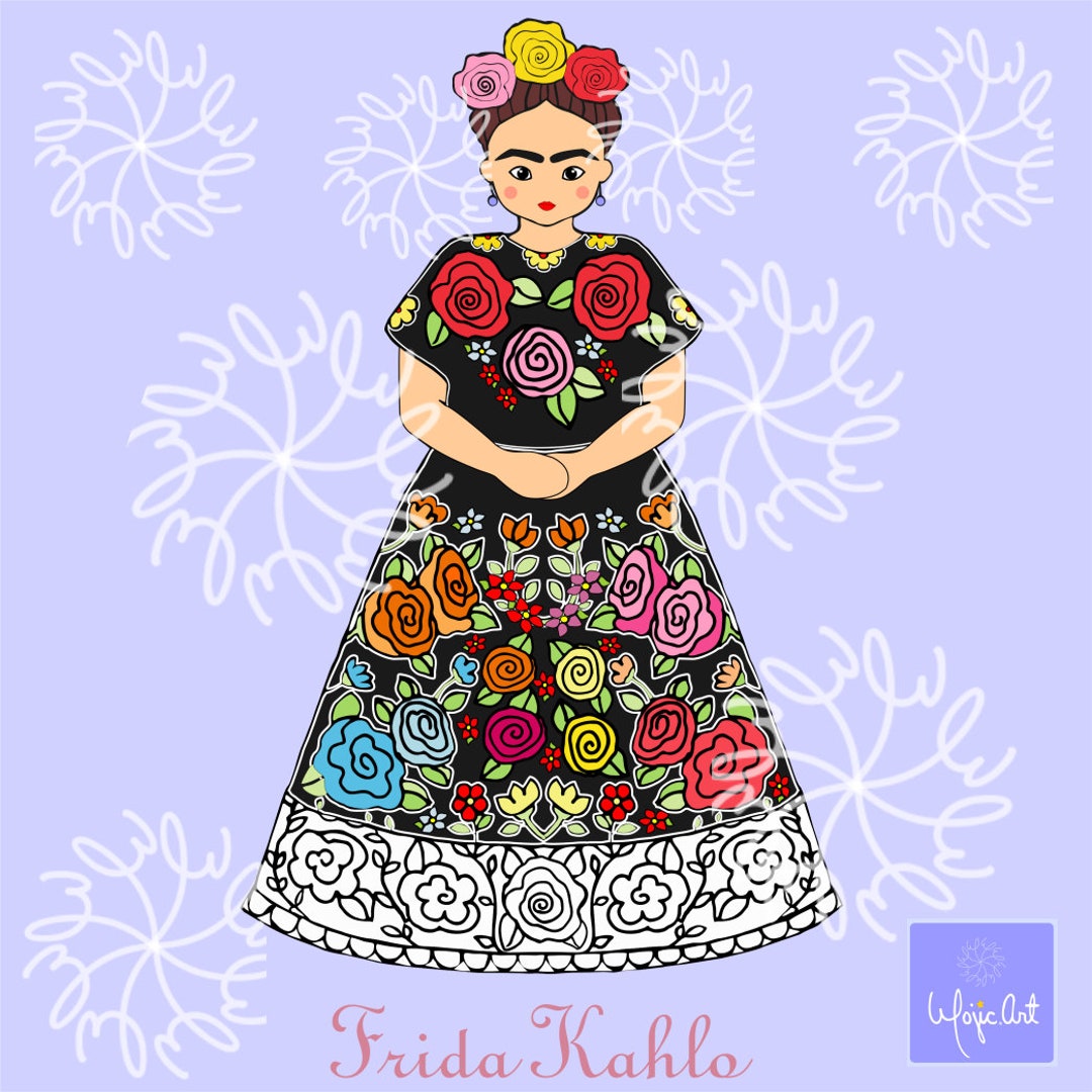 Frida Png, Frida Khalo, Frida Sublimation Transfers, Frida Transfers ...
