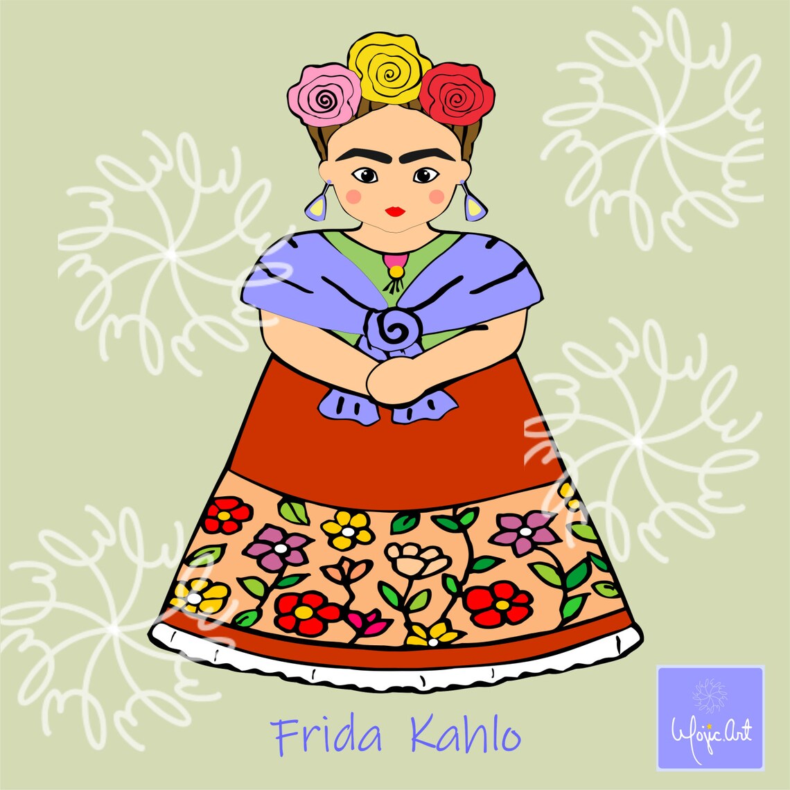 Frida Png Frida Khalo Png Sublimation Designs Downloads Png | Etsy