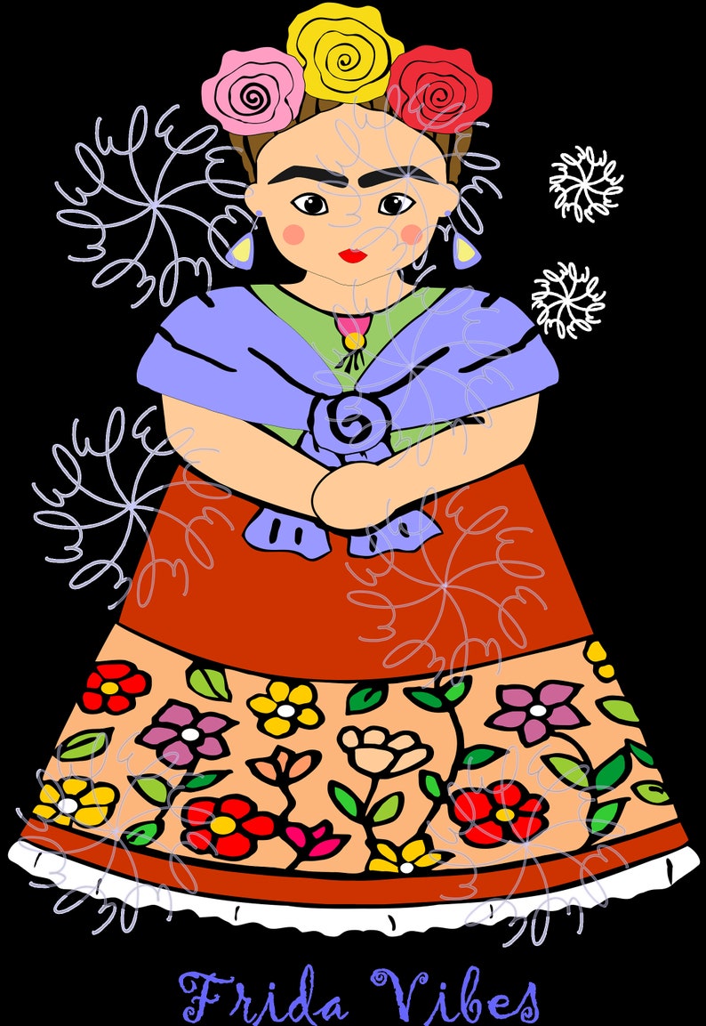 Frida Png Frida Khalo Png Sublimation Designs Downloads Png | Etsy