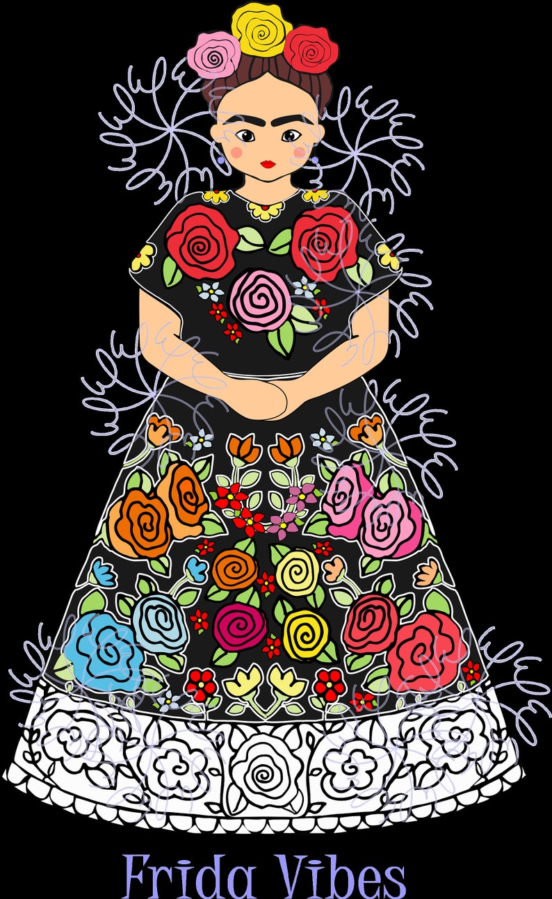 Frida Png Frida Khalo Frida Sublimation Transfers Frida - Etsy