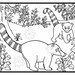 Coloring Page for Adults, Coloring Page Printable, Coati Coloring Page ...