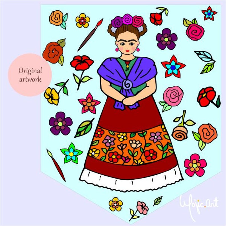 Frida Kahlo, Frida Banner, Banner Pdf, Printable Banner, Classroom ...