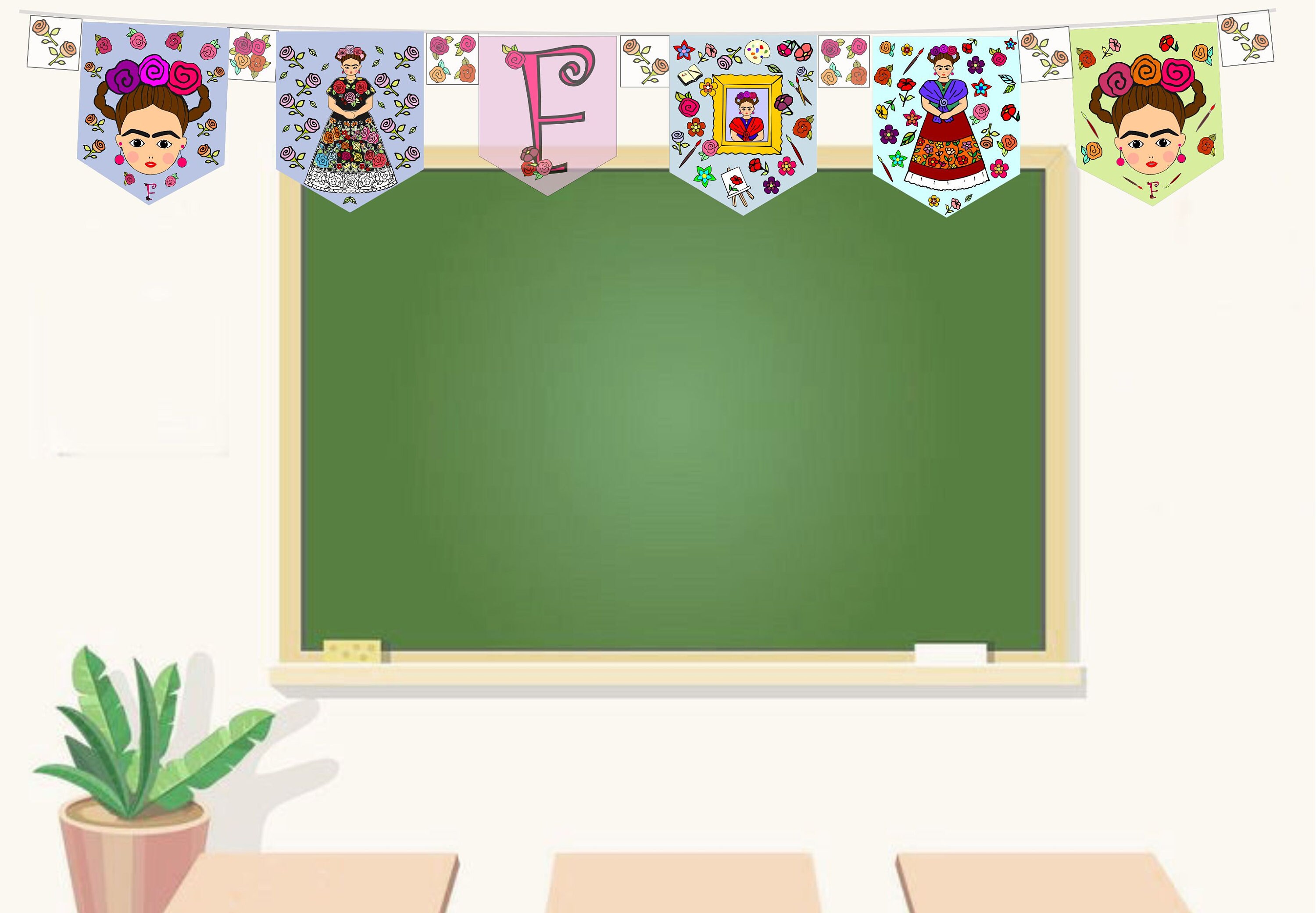 Frida Kahlo Frida Banner Banner Pdf Printable Banner - Etsy México