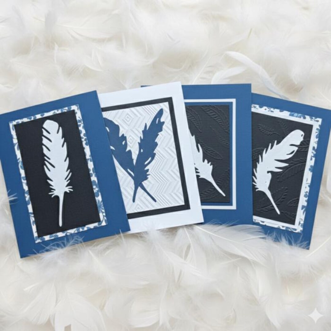 A Flutter of Fun: Whimsical Bird and Feather Note Cards | One-of-a-kind ...