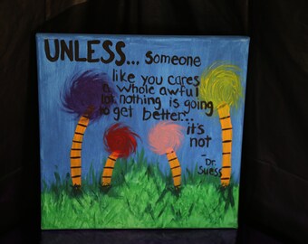 Dr Seuss Lorax Sign - Etsy