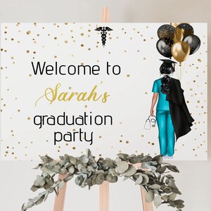 Nurse Graduation Welcome Sign, Nurse Welcome Sign, Safety First Party ...
