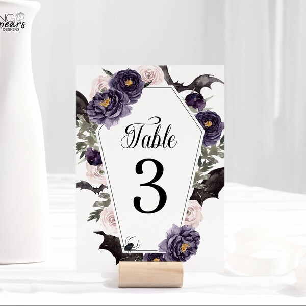 Spooky Table Numbers - Etsy