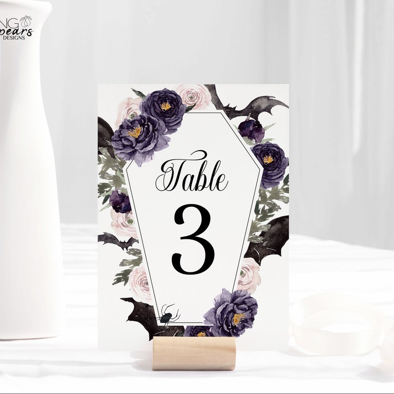 Spooky Table Numbers - Etsy