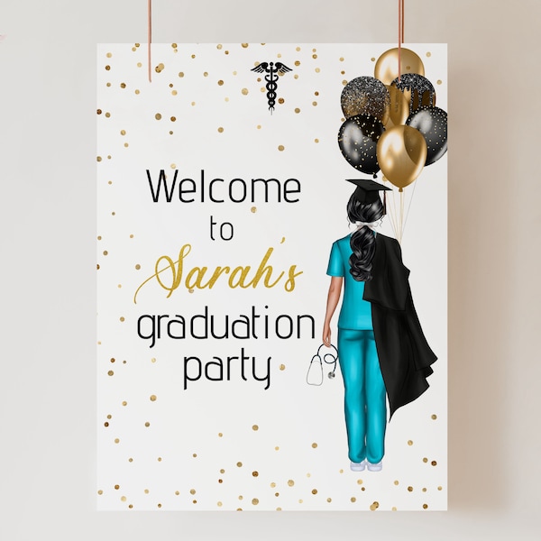 Medical School Graduation Welcome Sign - Etsy