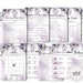 Elephant Baby Shower Games Bundle, Purple Elephant Baby Shower Games ...