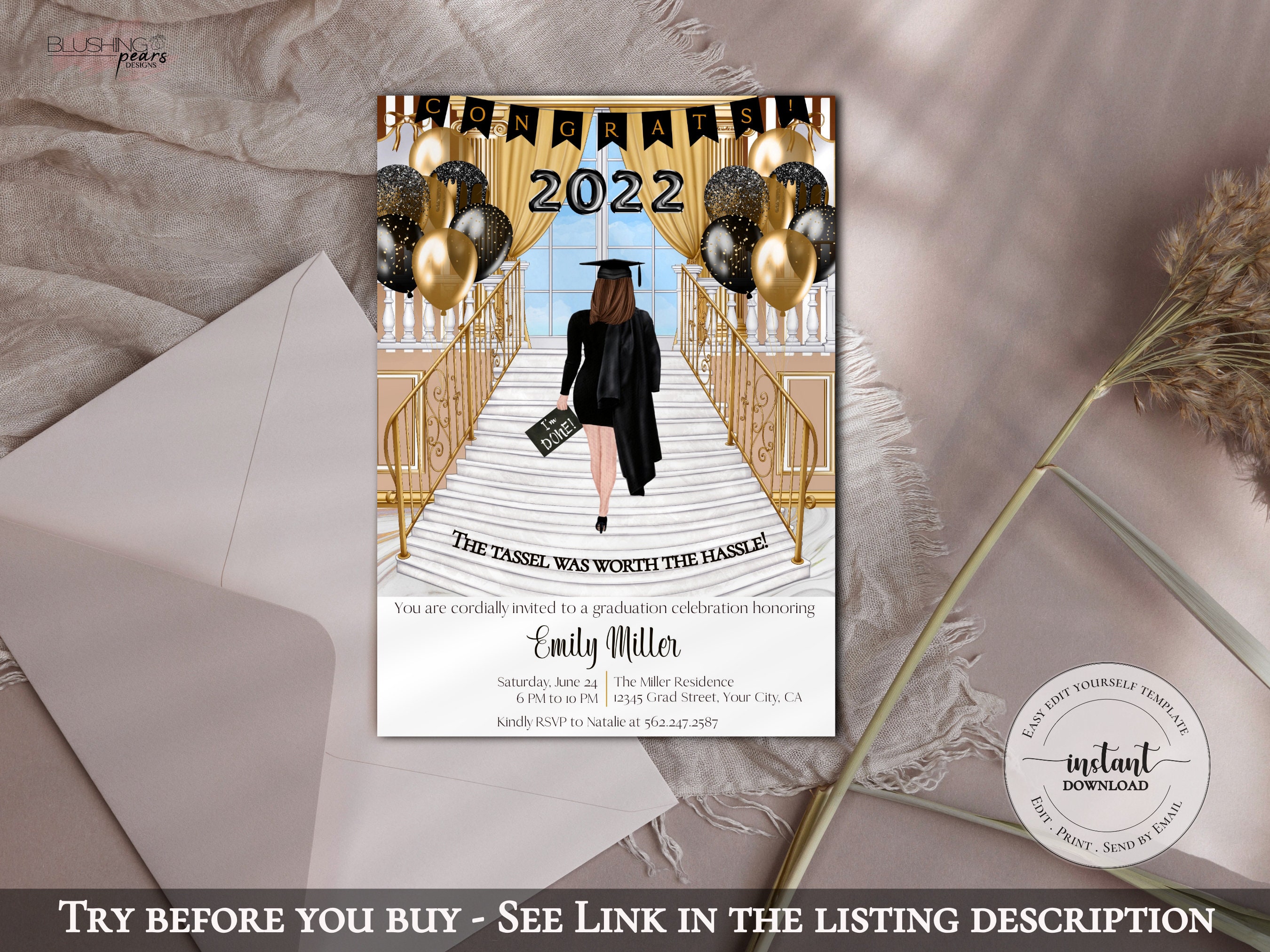 Personalized Graduation Invitation Class of 2021 Graduation - Etsy