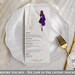 Personalized Graduation Menu, Class of 2025 Graduation Menu, She Did It ...