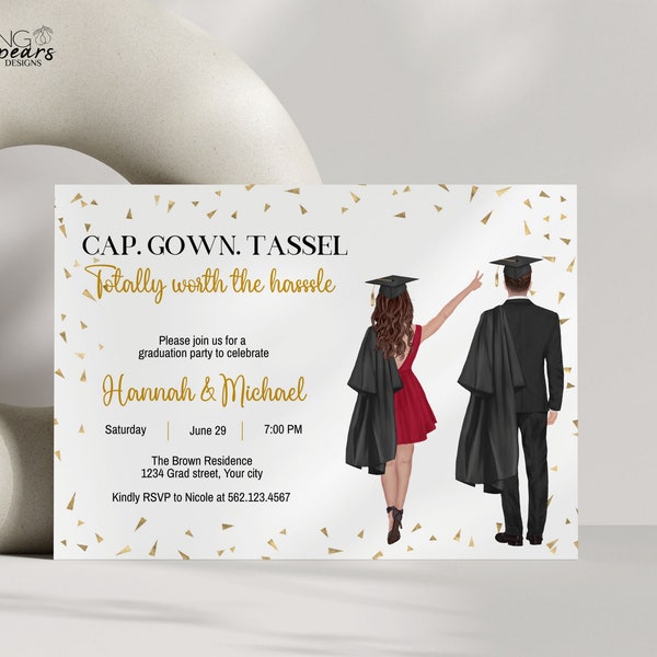 Twins Graduation - Etsy