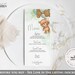 Green Teddy Bear Menu Template, We Can Bearly Wait Printable Menu Card ...