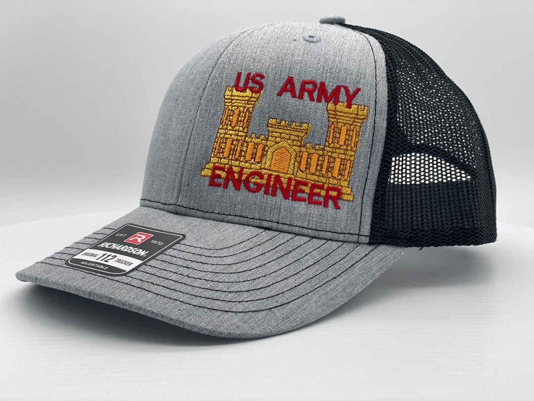 US Army Engineer Corp Embroidered Hat - Etsy