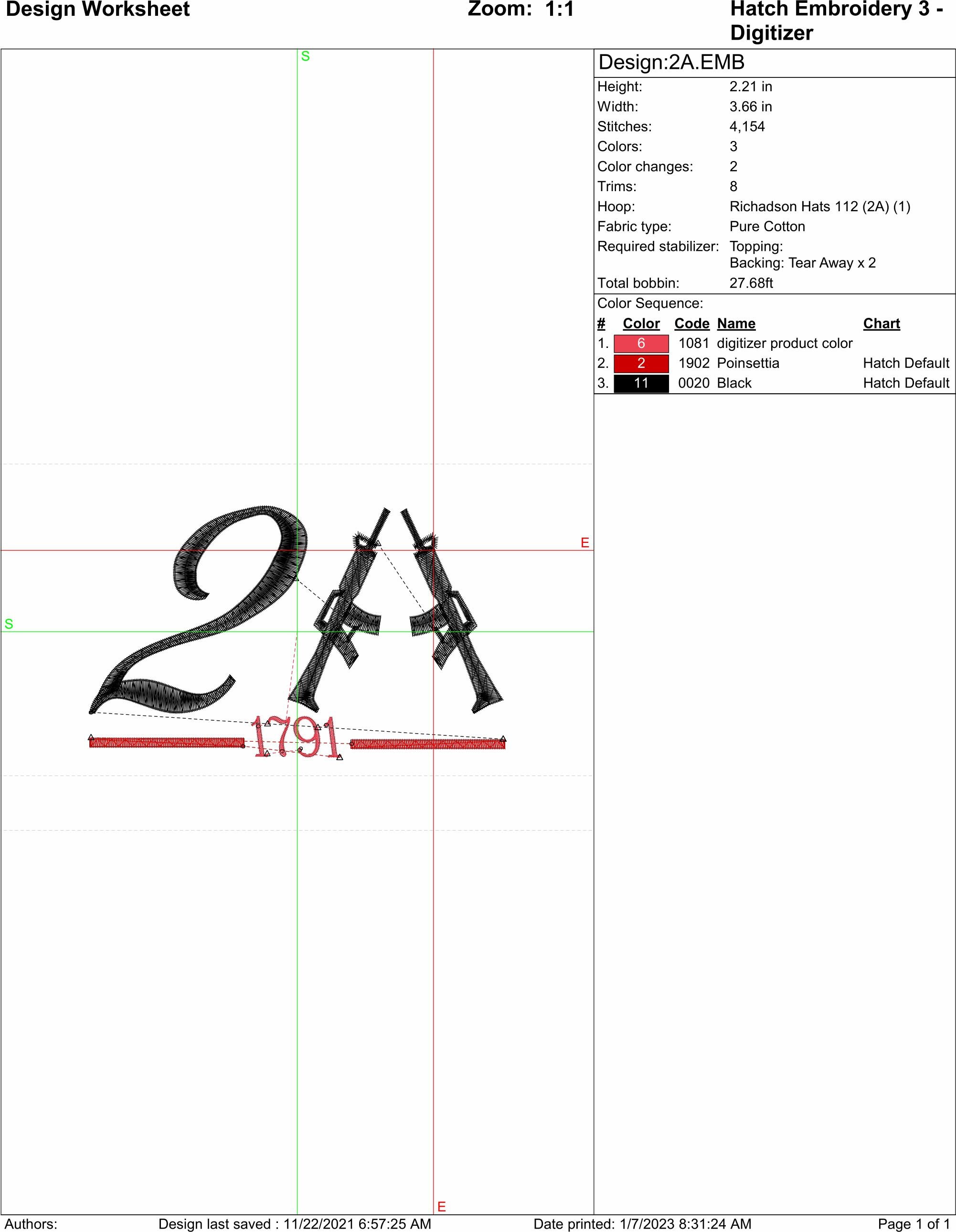 2nd Amendment, 2A for Machine Embroidery Use | Instant Download | 10 ...