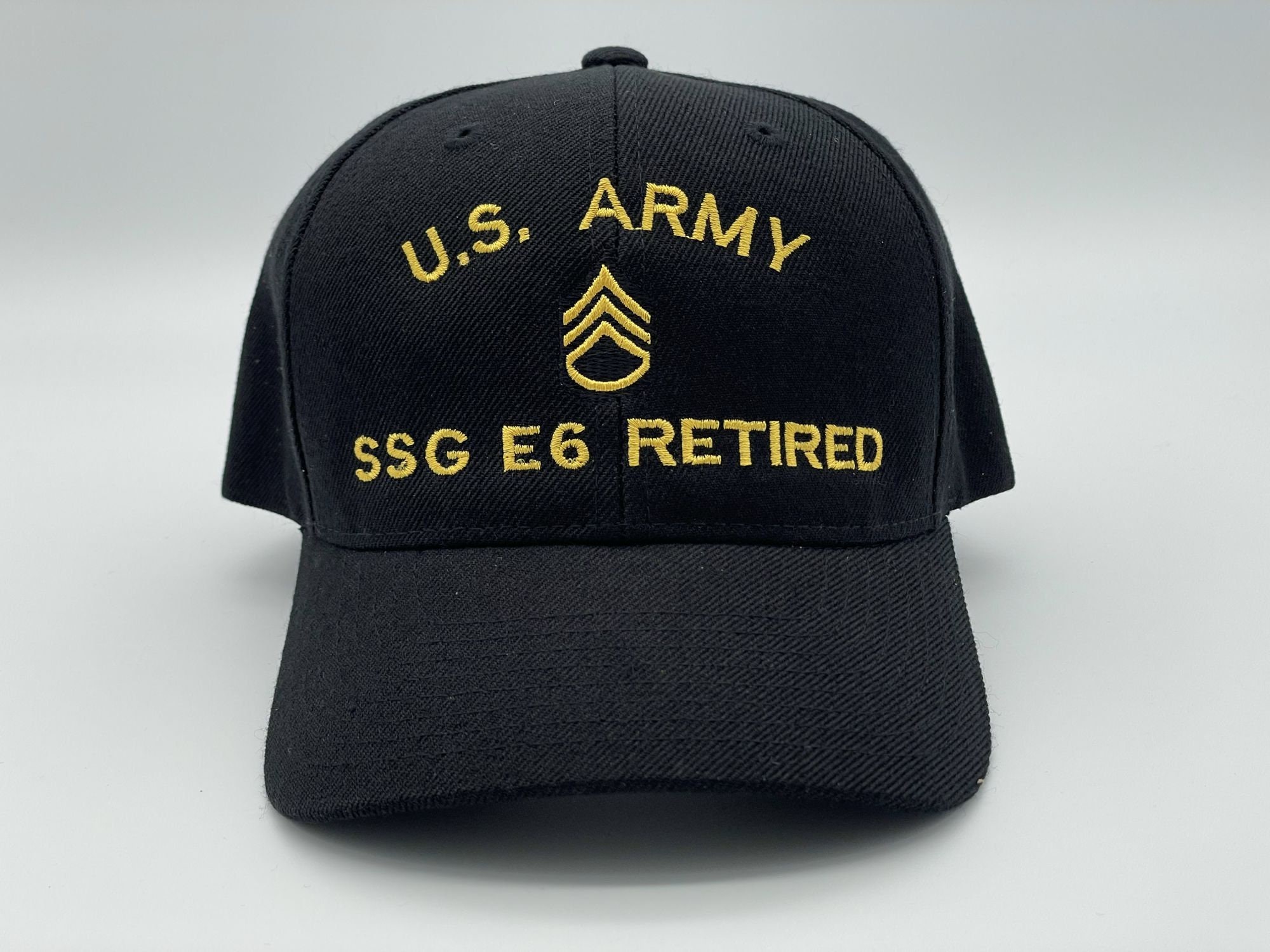 US Army ALL Ranks Retired Embroidered Hat - Etsy