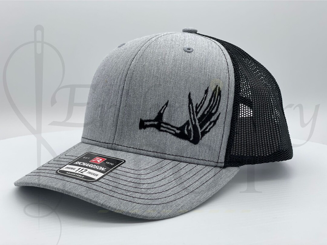 Deer Antlers Embroidered Hat - Etsy