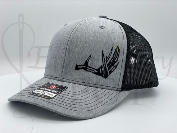 Deer Antlers Embroidered Hat - Etsy