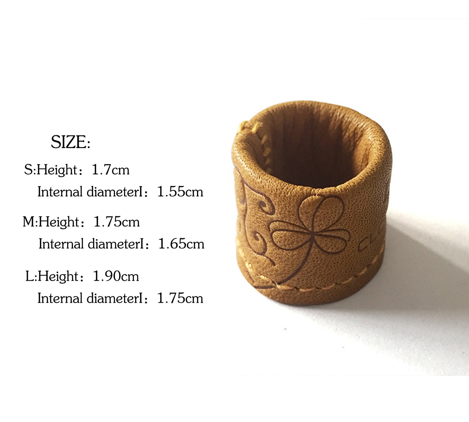 Clover Thimble. High Quality Thick Leather Thimble. Finger - Etsy