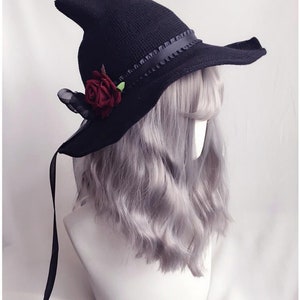 Halloween Witch Hat, Gothic Magic Costume Accessories Props Vintage ...