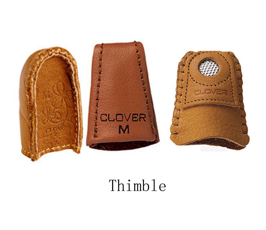 Clover Thimble. High Quality Thick Leather Thimble. Finger Cover DIY ...