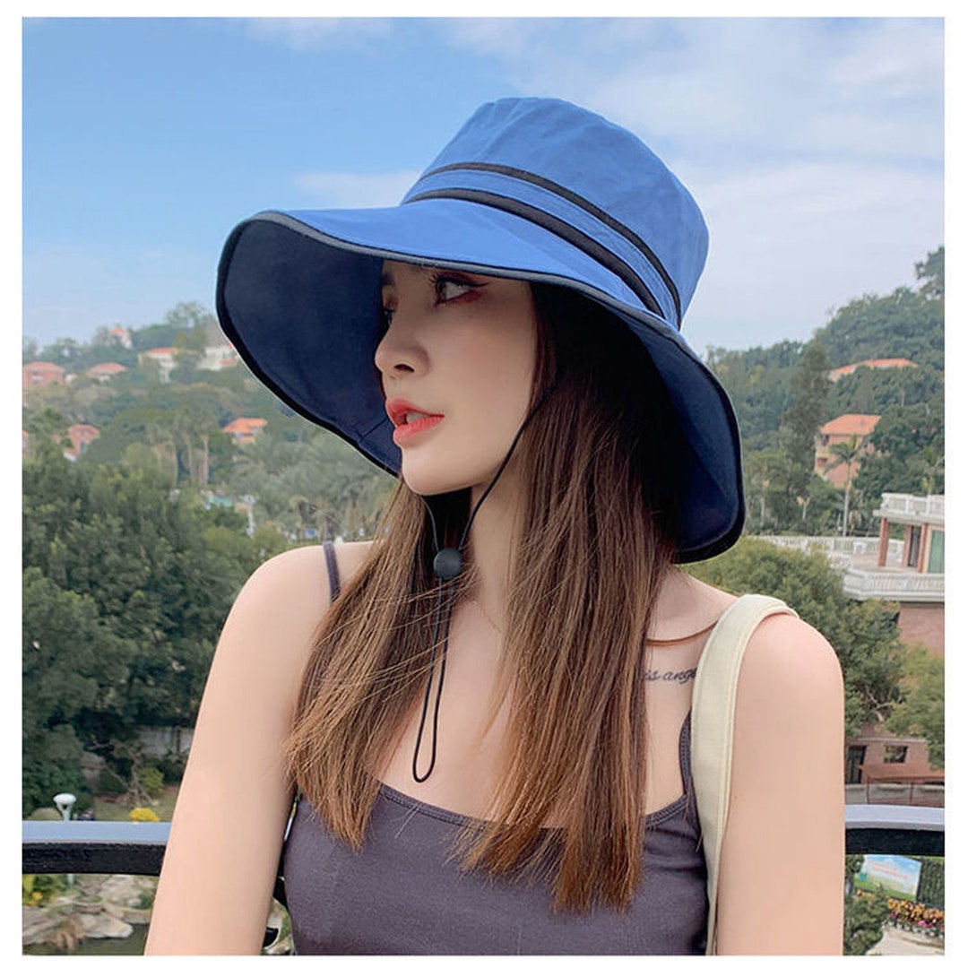 6 Color Bucket Hat, Wide Brim Bucket Hats, Fisherman Hat, Women's ...
