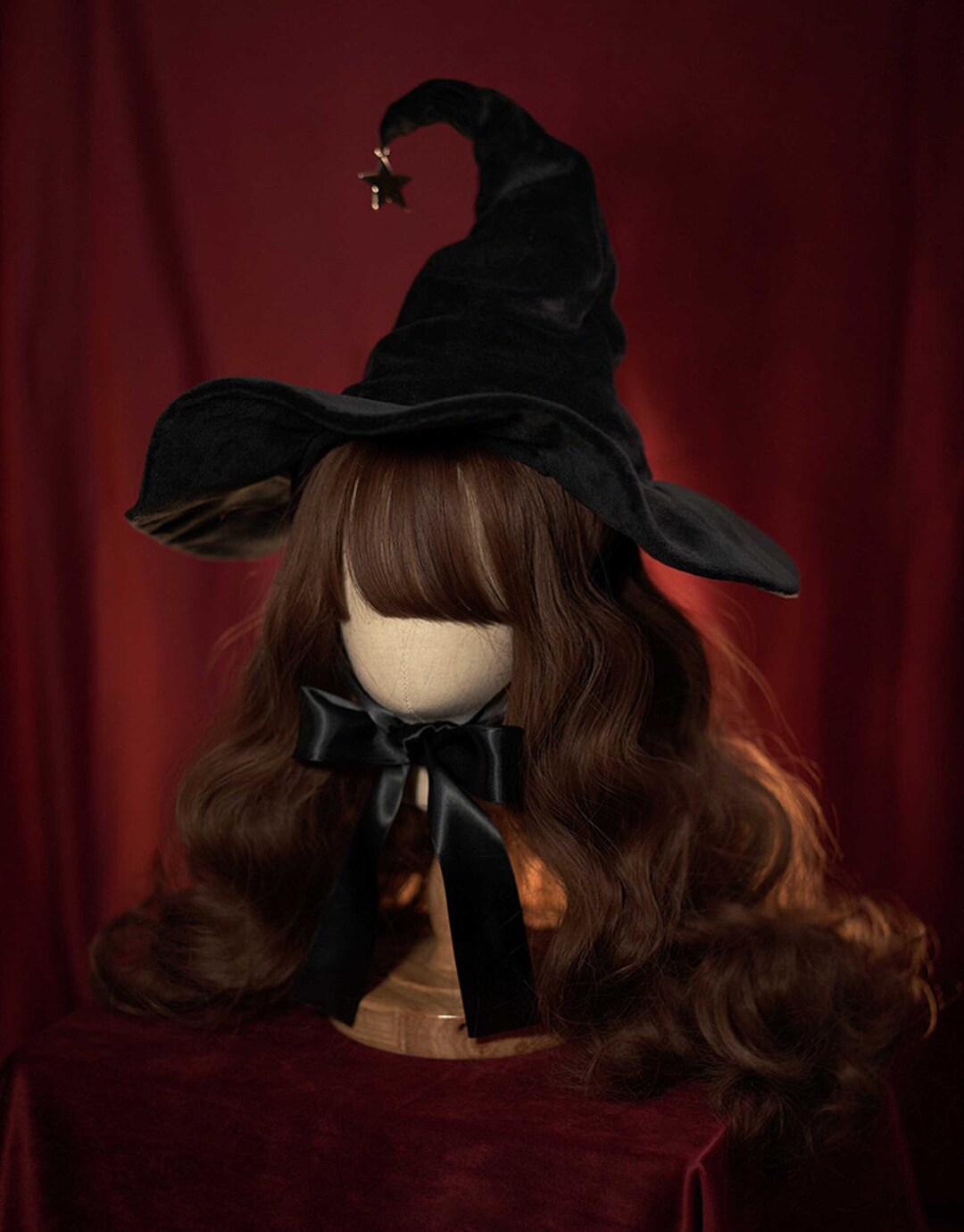 Retro Halloween Witch Hats, Masquerade Child Wizard Hat, Adult Gothic ...