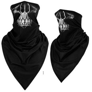 Skull Scarf Neck Gaiter/ Multi-purpose Face Mask/ Balaclava Bandana ...