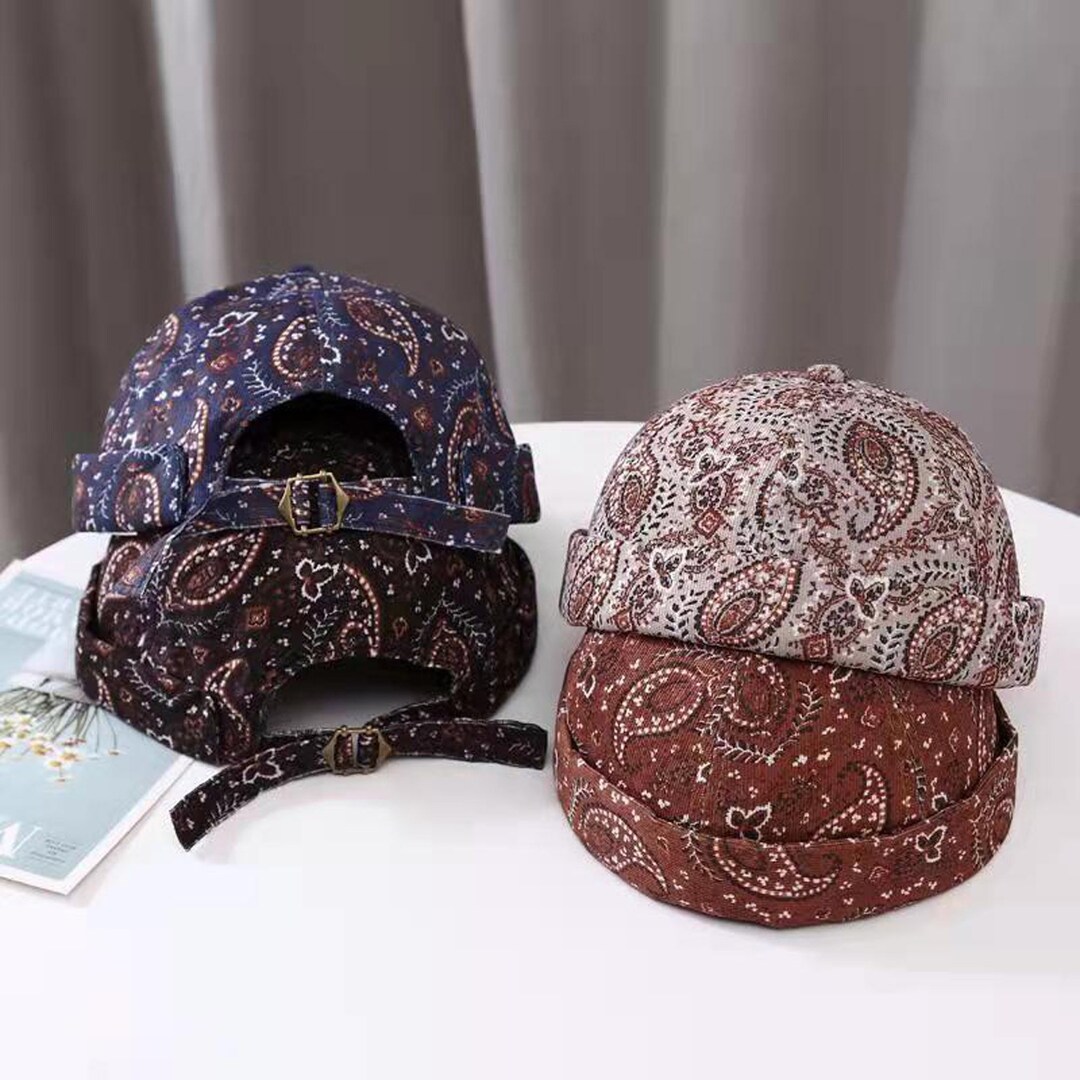 Vintage Docker Cap Brimless Hat Breathable Beanie Hats - Etsy