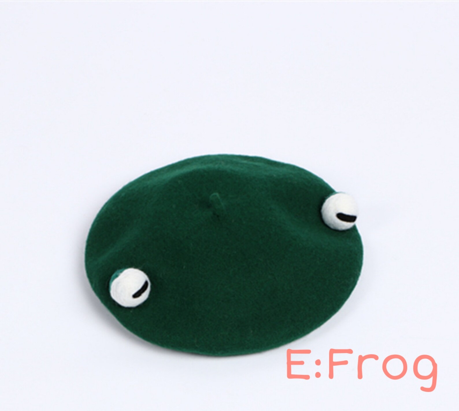 Handmade Frog Beret Froggy Beret Green Beret Animal Hat | Etsy Singapore