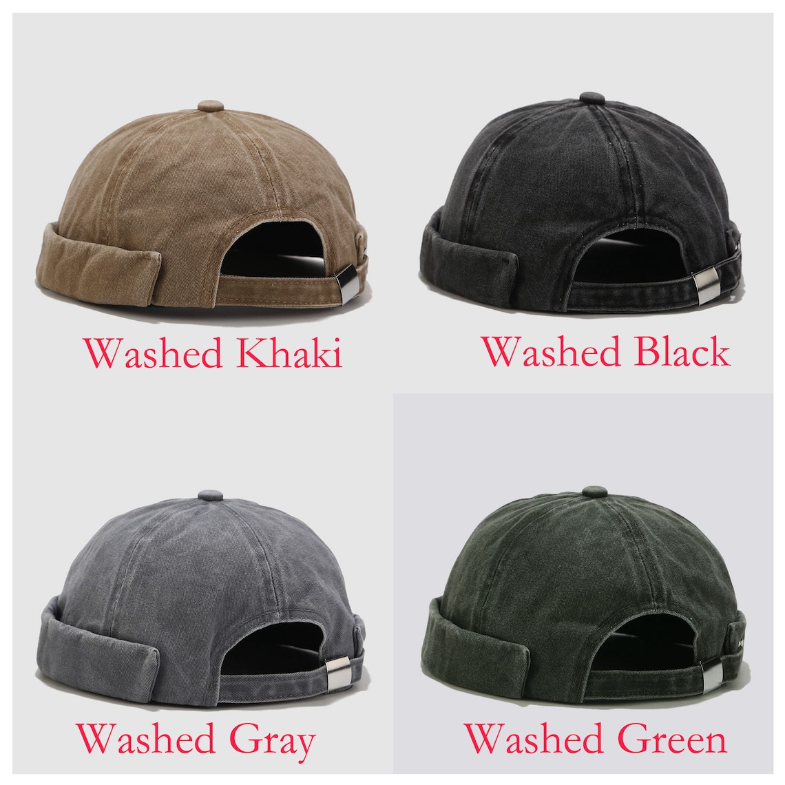 Vintage Docker Cap Brimless Hat Beanie Hats Cotton Retro | Etsy