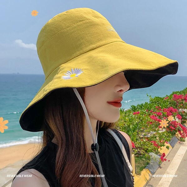 Daisy Sun Hat - Etsy