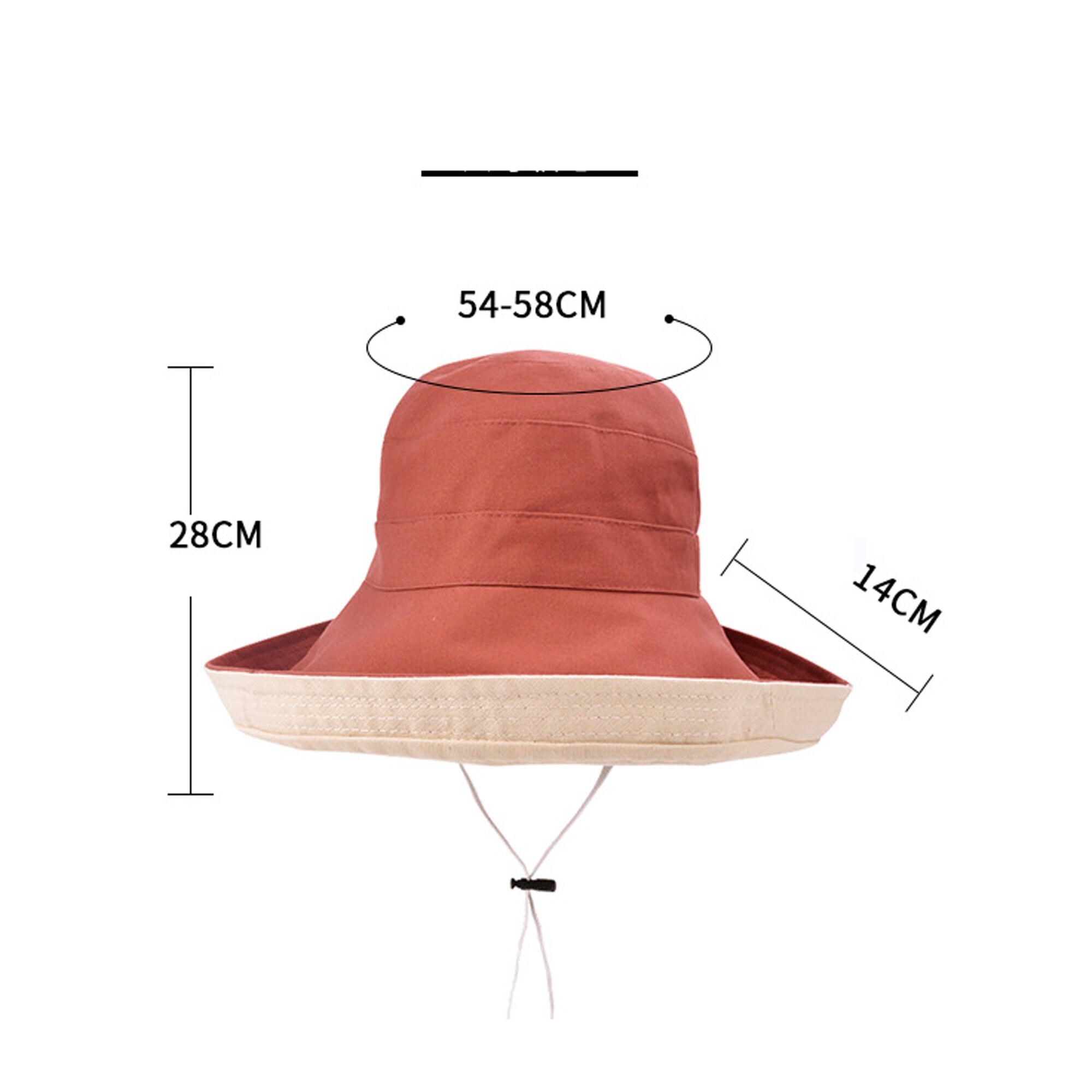 Double Side Bucket Hat Wide Brim Bucket Hats Fisherman Hat - Etsy