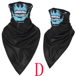 Skull Scarf Neck Gaiter/ Multi-purpose Face Mask/ Balaclava Bandana ...