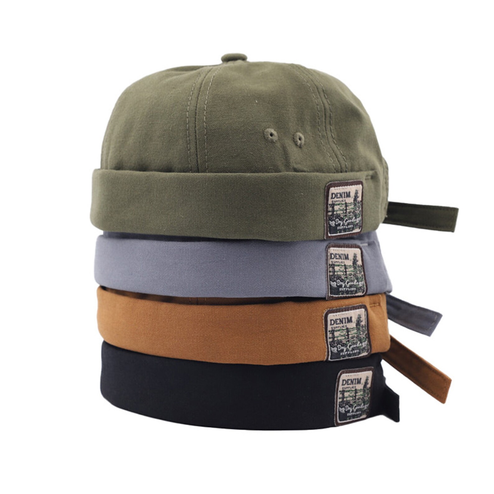 Vintage Docker Cap Brimless Hat Breathable Beanie Hats - Etsy Canada