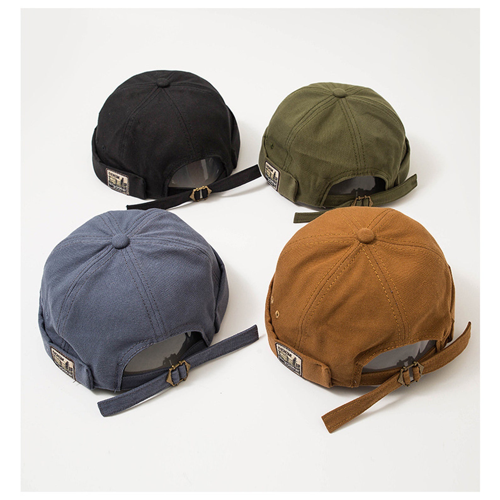 Vintage Docker Cap Brimless Hat Breathable Beanie Hats - Etsy Canada