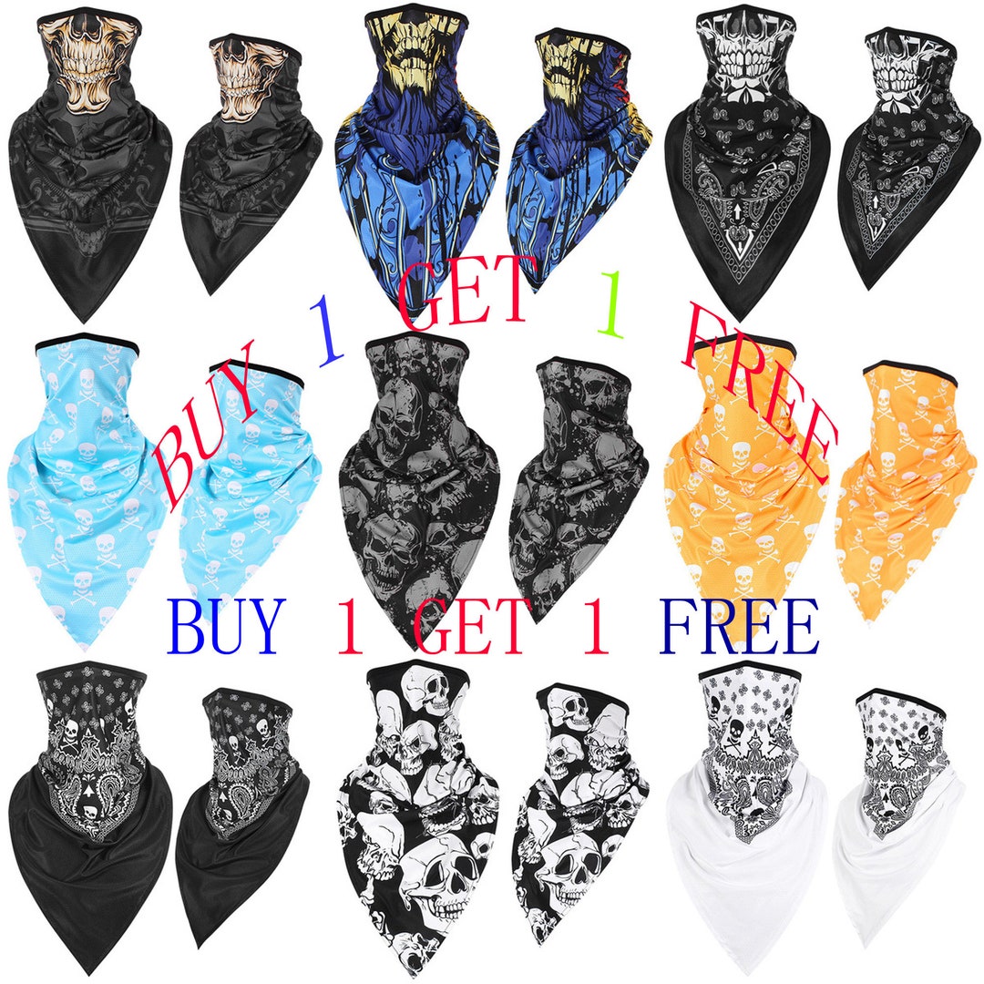 Buy 1 Get 1 Free Skull Scarf Neck Gaiter/ Multi-purpose Face Mask ...