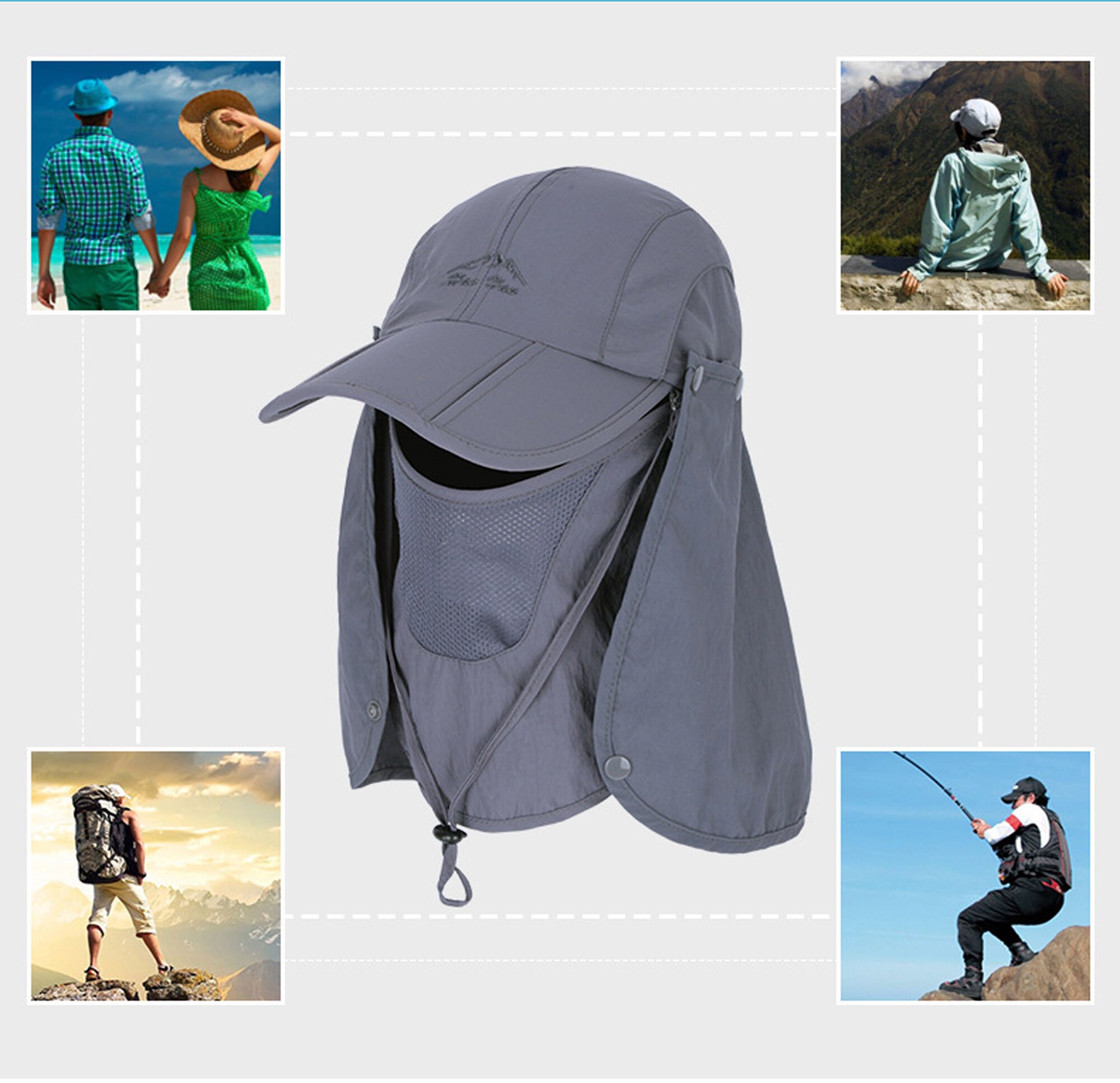 Sun Hats Outdoor Sunscreen Capanti Ultraviolet Sunshade Cap - Etsy