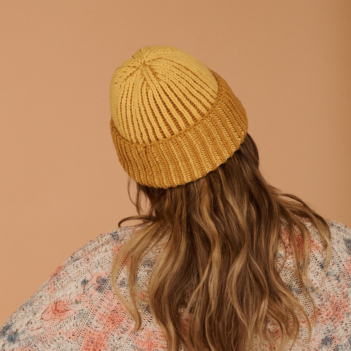 GEMINI Hat Beanie Reversible Striped Knitting Hat Pattern | Etsy